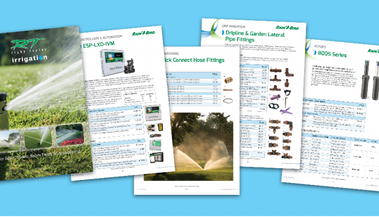 Rigby Taylor launch Irrigation catalogue - Landscape and Amenity ...