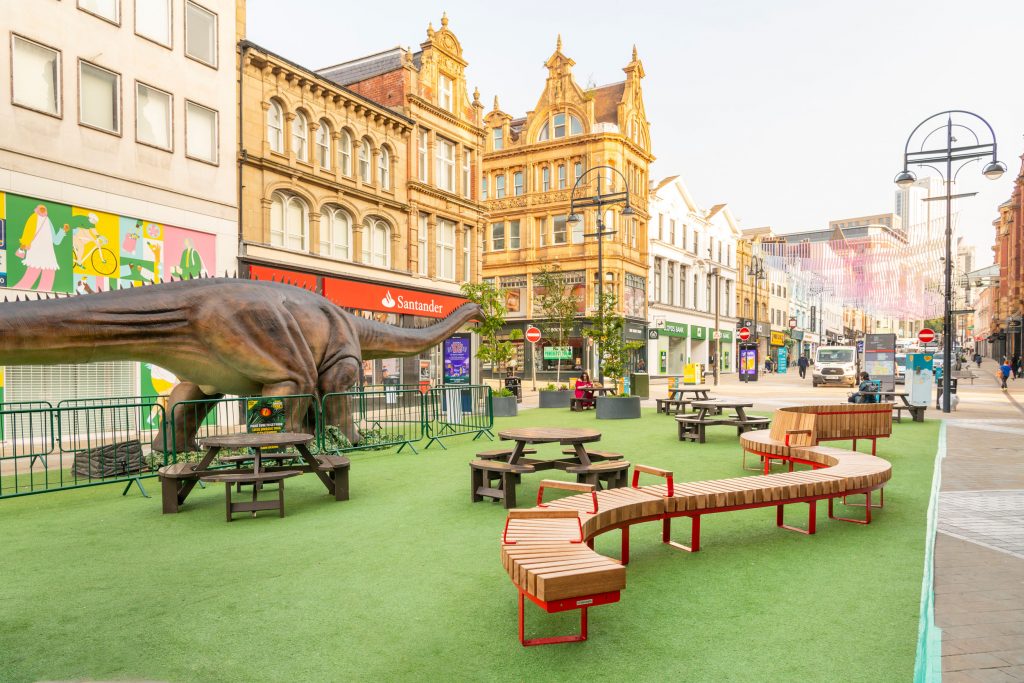 GREEN SPACE SEATING FROM MARSHALLS FOR LEEDS POP-UP PARK - Landscape ...