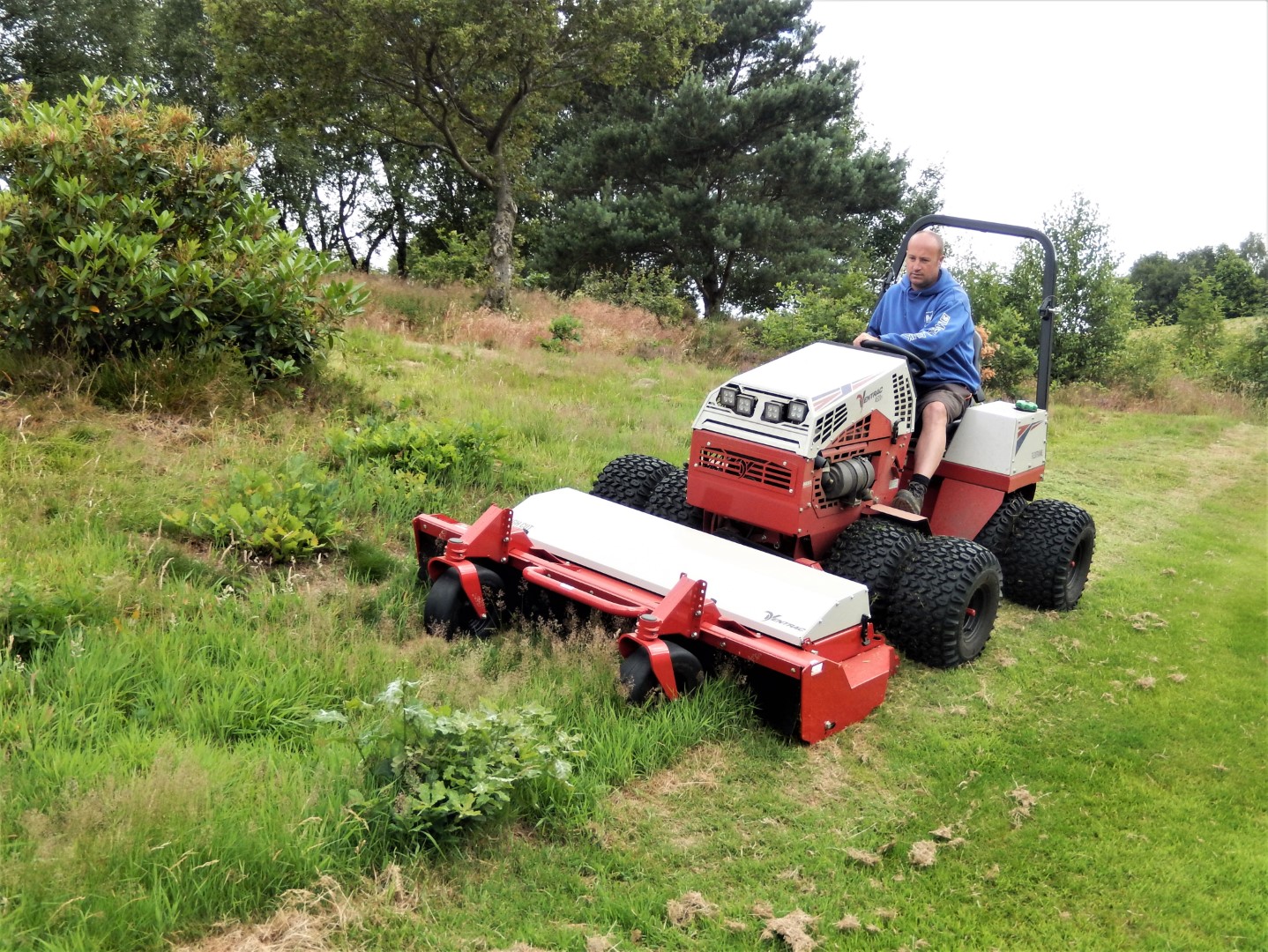 Brushcutting is simple with Ventrac - Landscape and Amenity Product ...